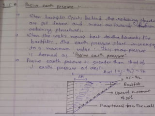 Earth pressure (Geotech 2nd unit complete) | PPTX