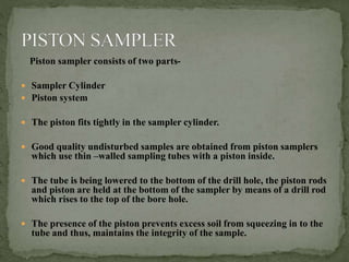 Types of samplers used in soil sampling | PPTX