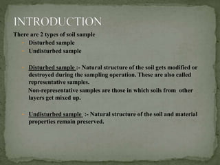 Types of samplers used in soil sampling | PPTX