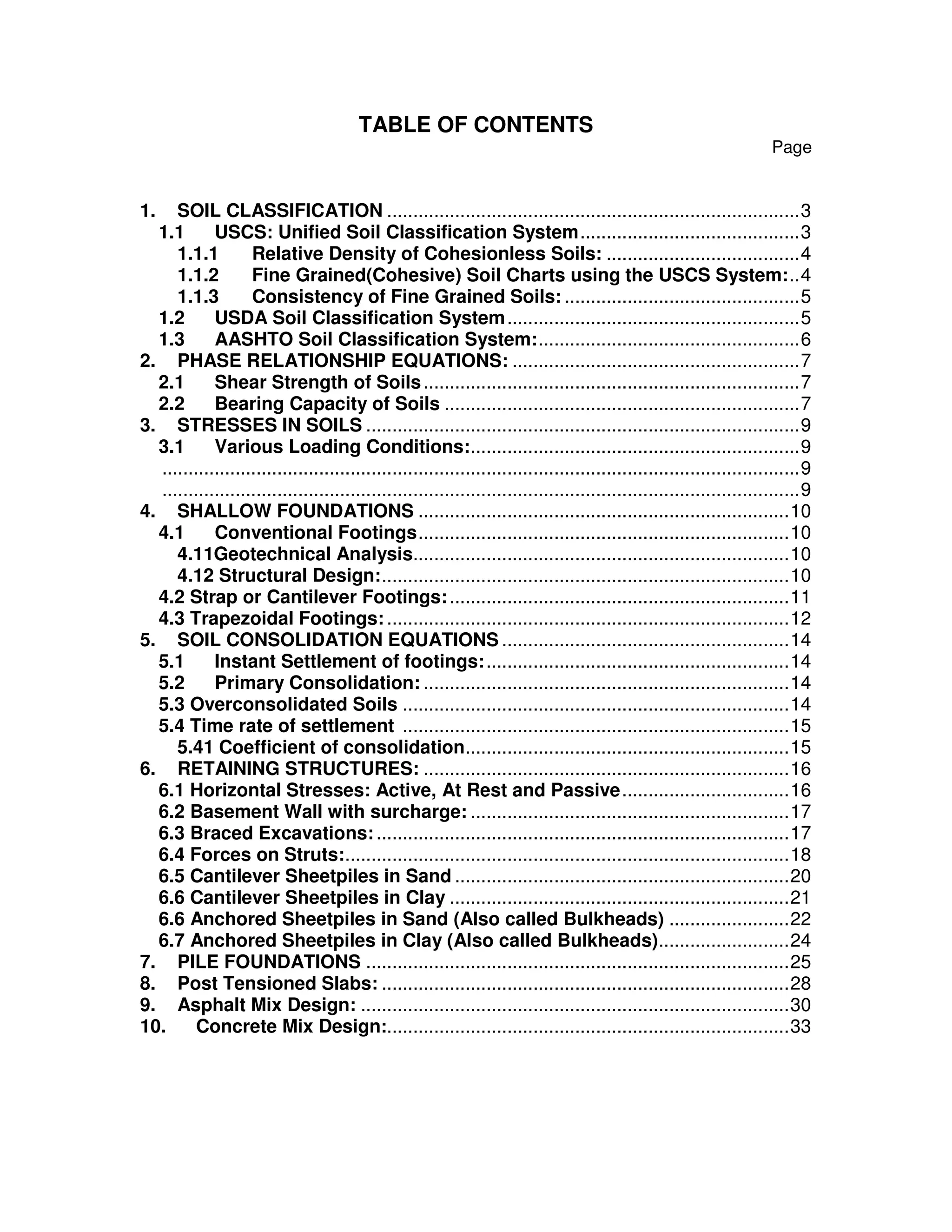 Geotechformulas | PDF