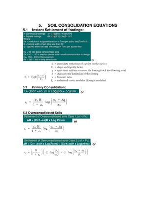 Geotechformulas | PDF