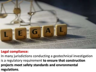 Site investigation important stages in site | PPTX