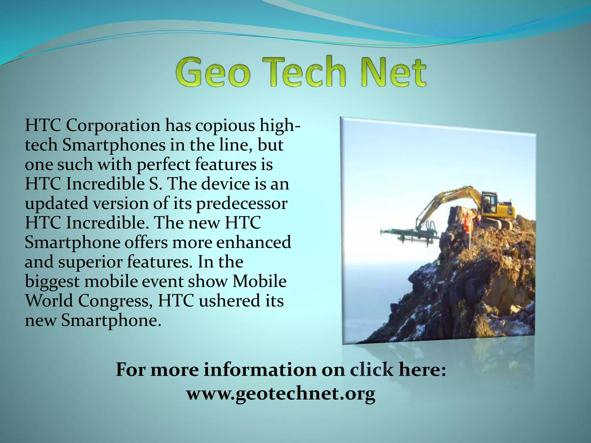 Geo tech net | PPT