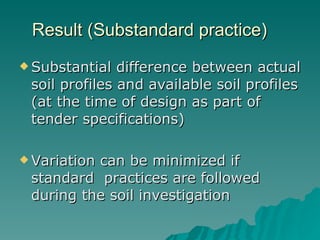Geotechnical Investigation | PPT