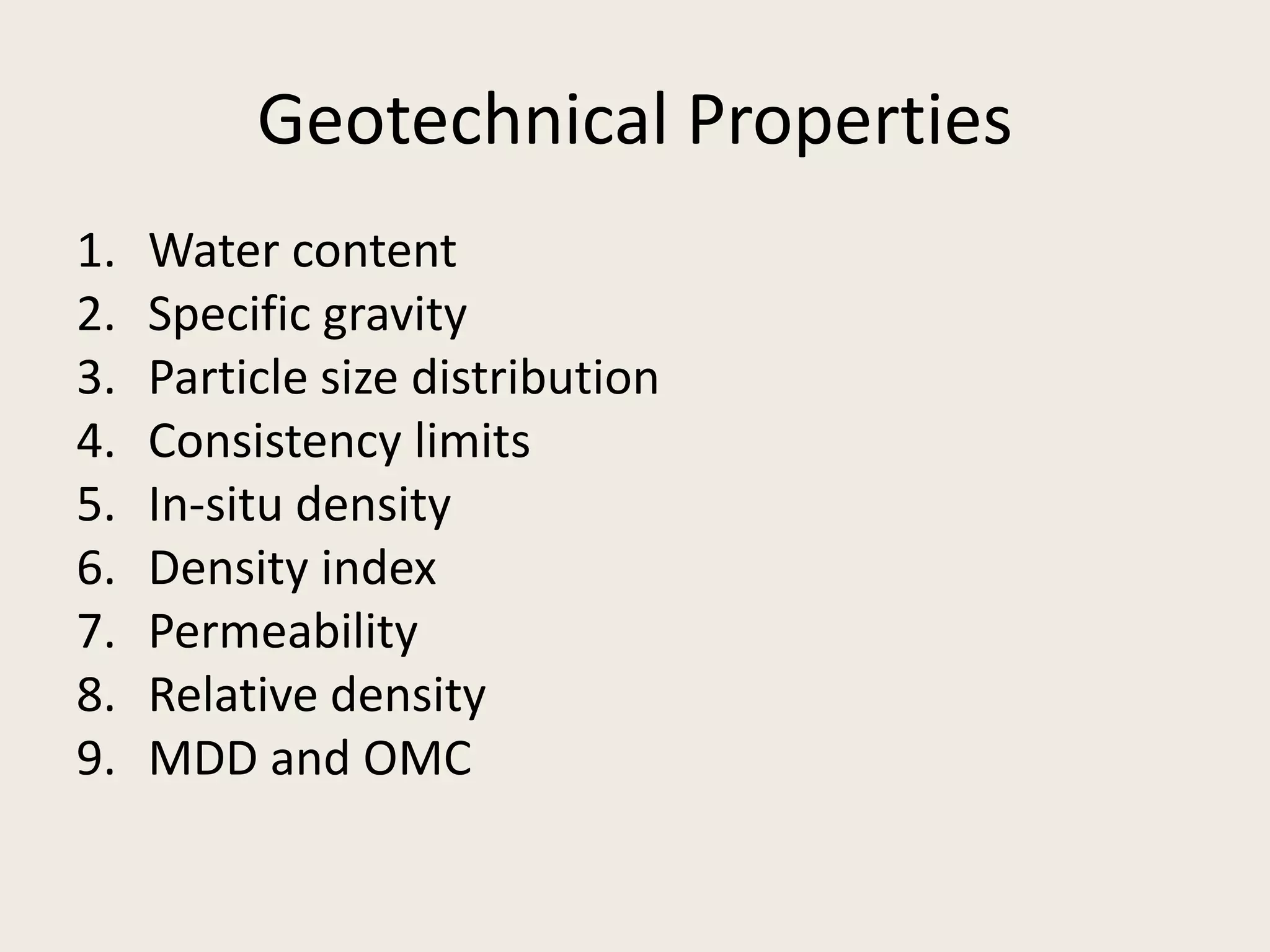 Geotechnical Engineering- Testing Aspects | PPTX