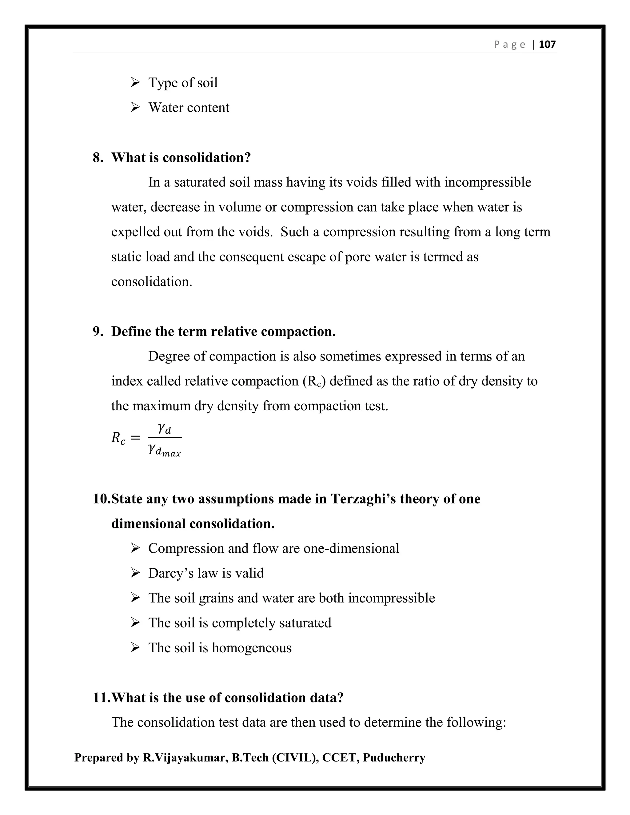 Geotechnical engineering 1 | PDF