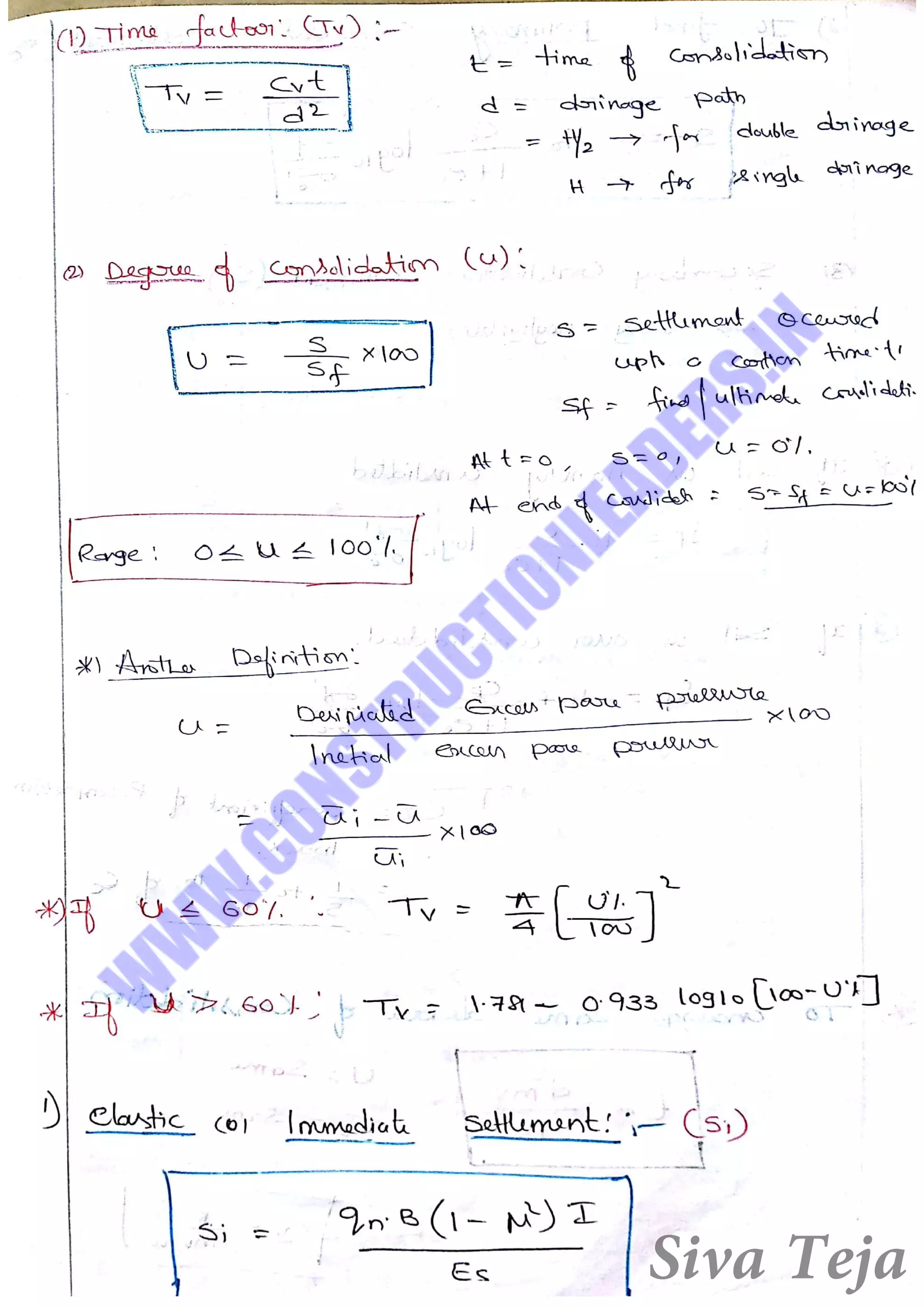 Geotechnical engineering gate short notes | PDF | Geology | Science
