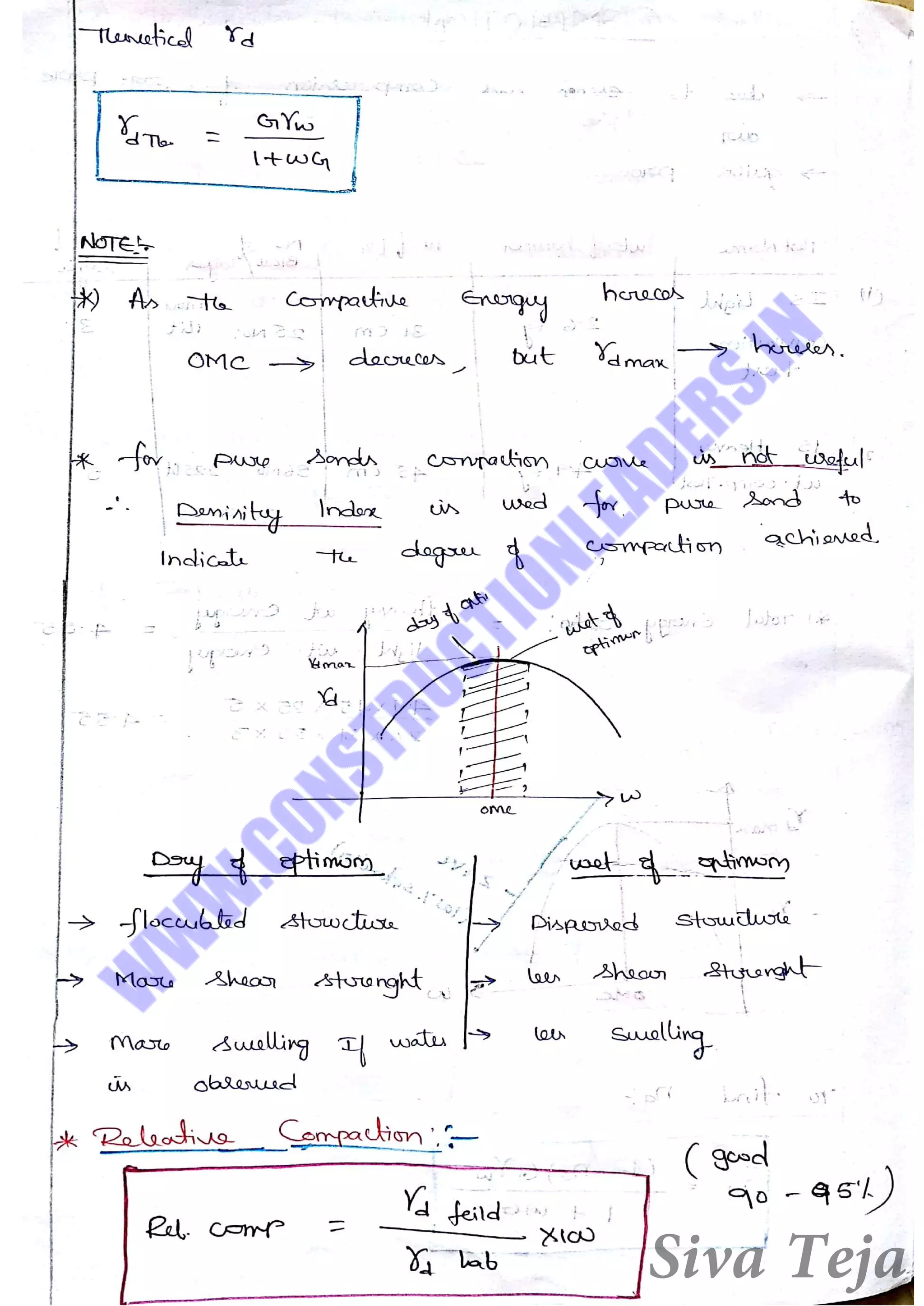 Geotechnical engineering gate short notes | PDF | Geology | Science