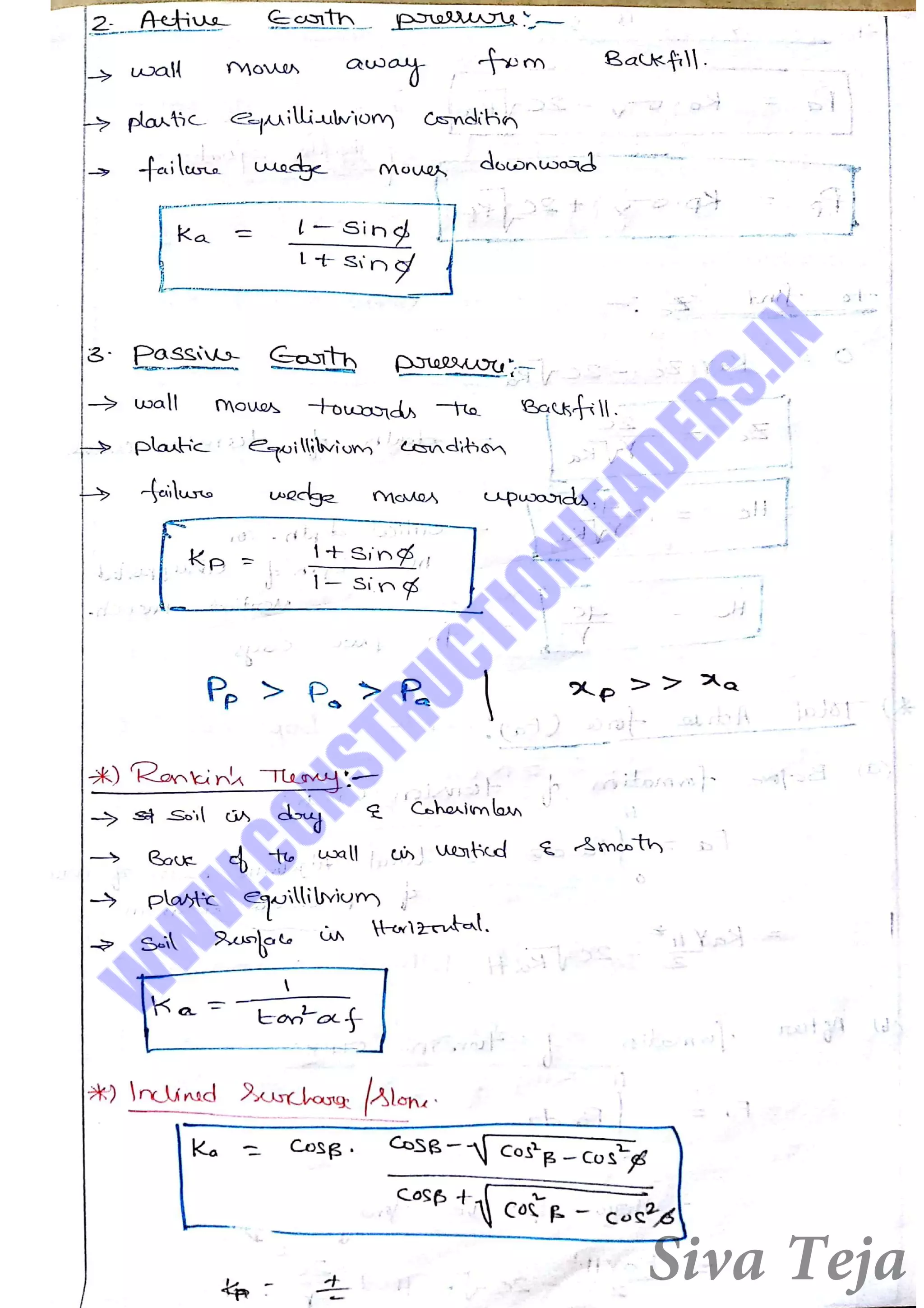Geotechnical engineering gate short notes | PDF | Geology | Science