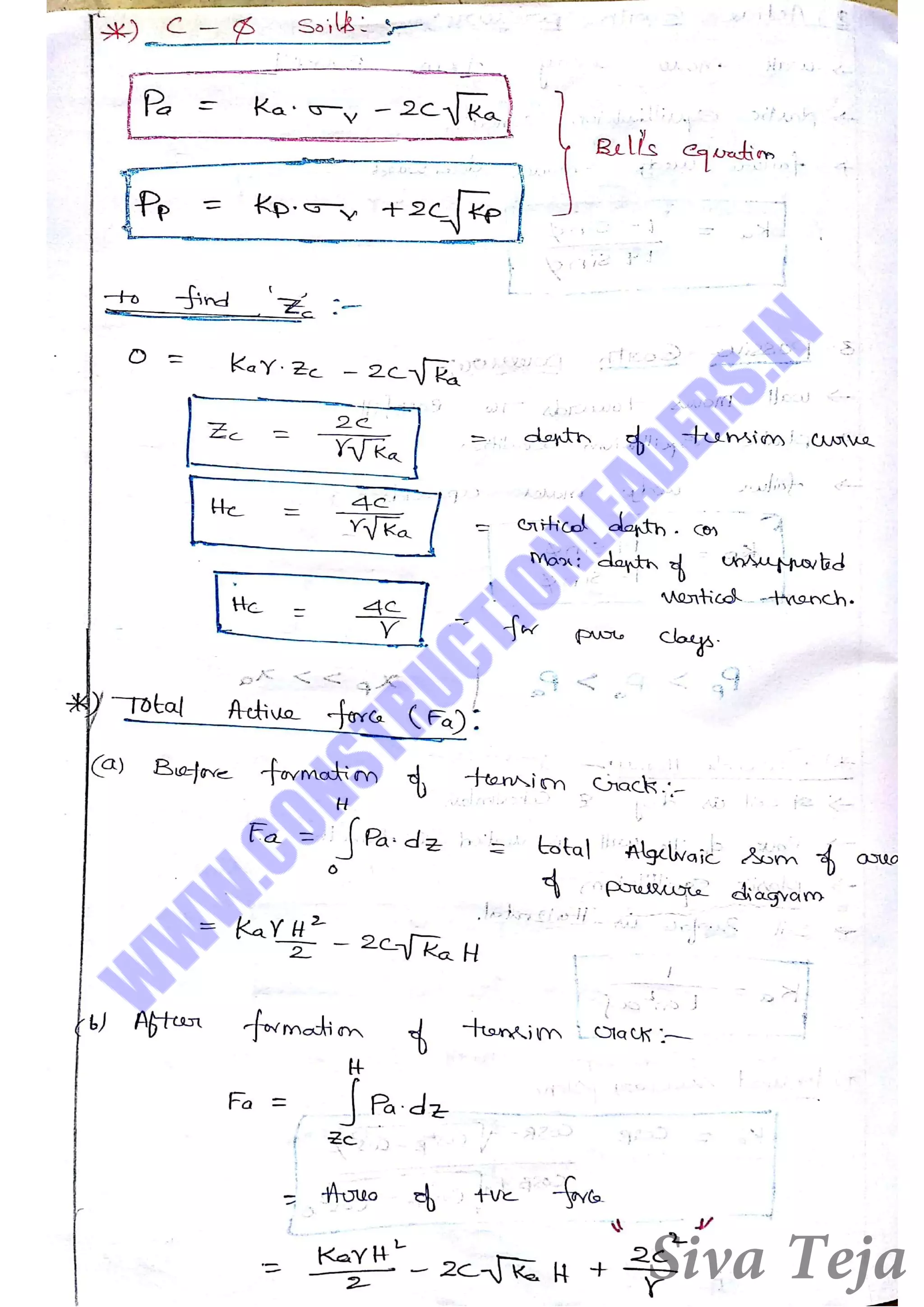 Geotechnical engineering gate short notes | PDF | Geology | Science