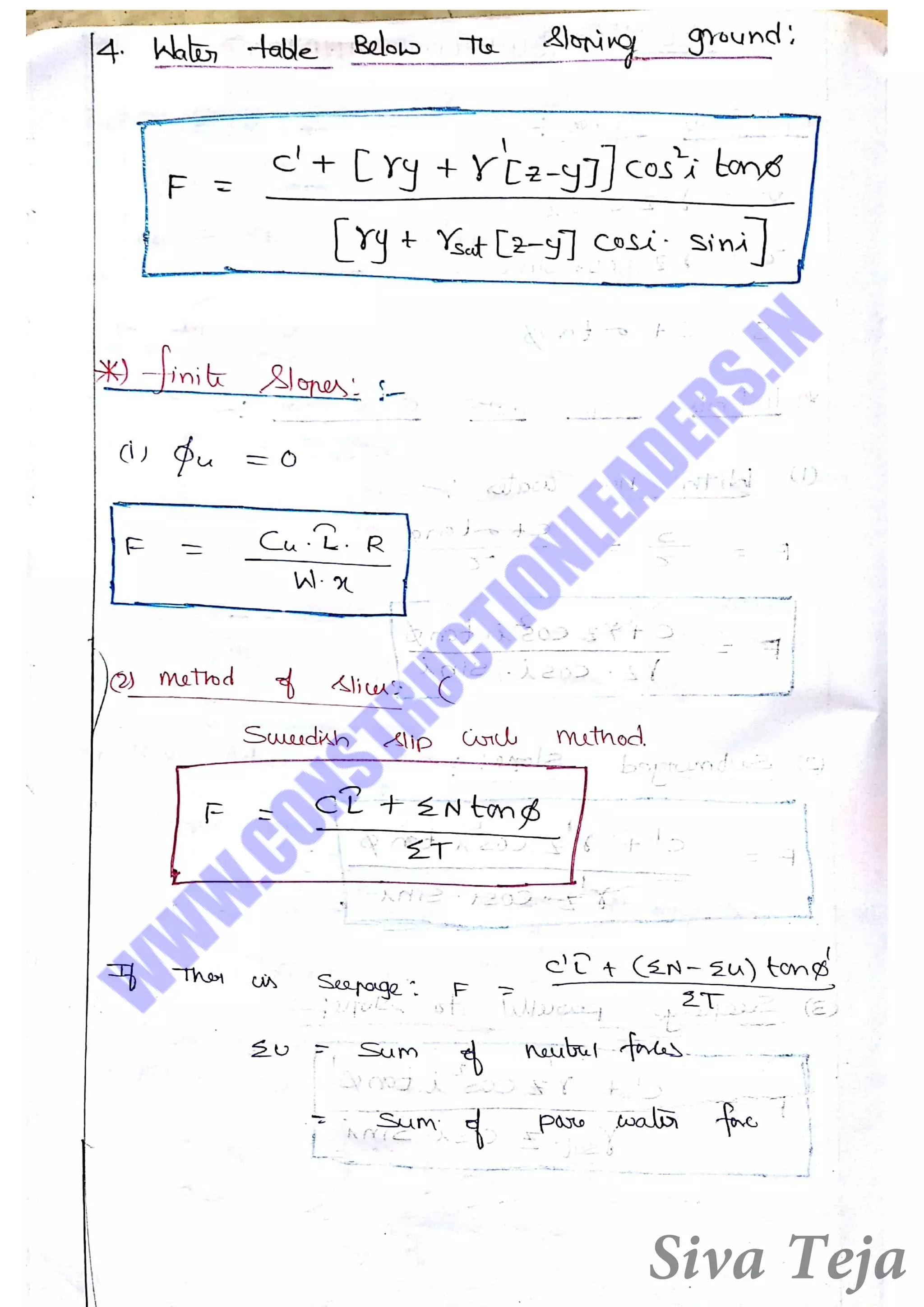 Geotechnical engineering gate short notes | PDF | Geology | Science
