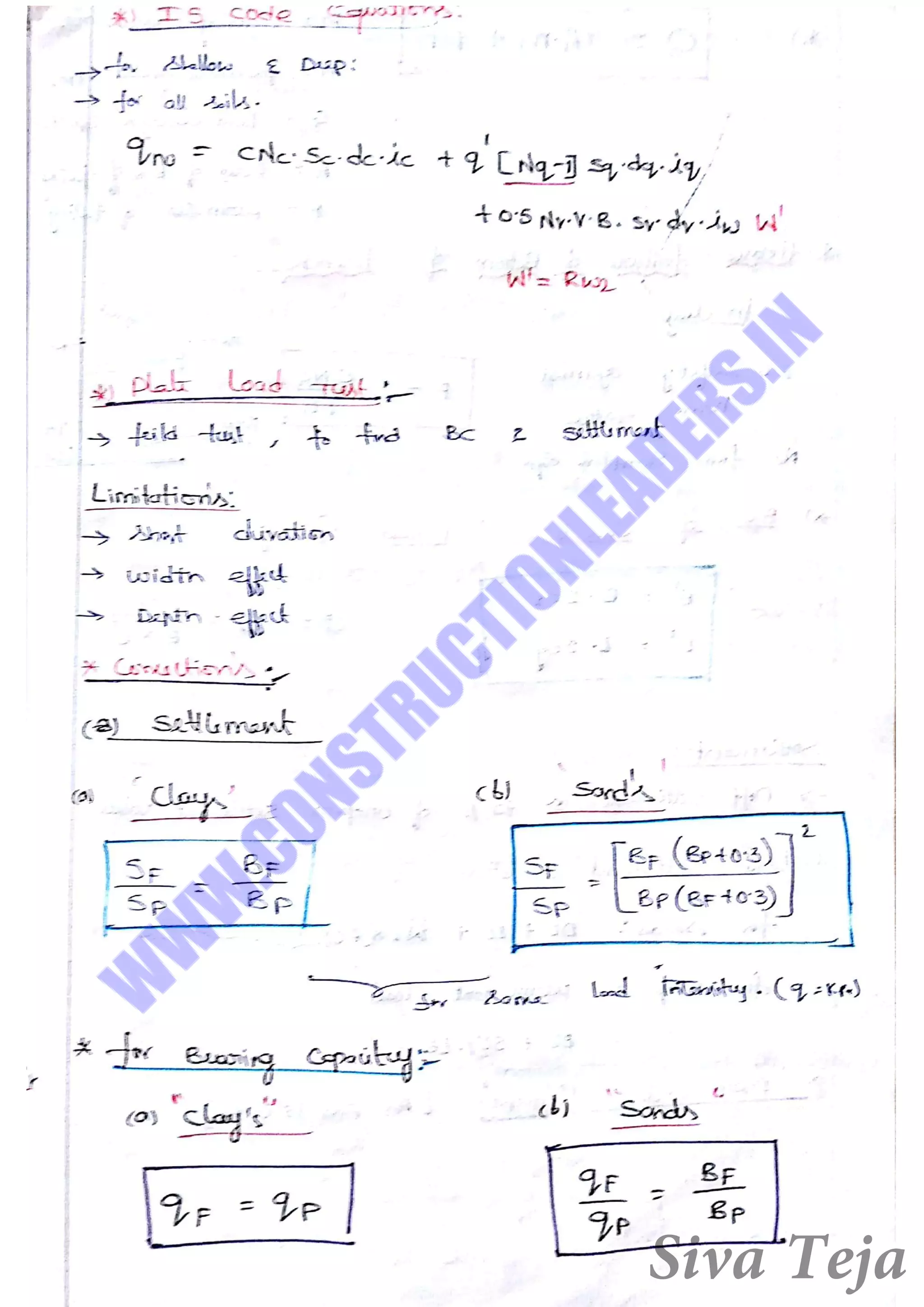 Geotechnical engineering gate short notes | PDF | Geology | Science