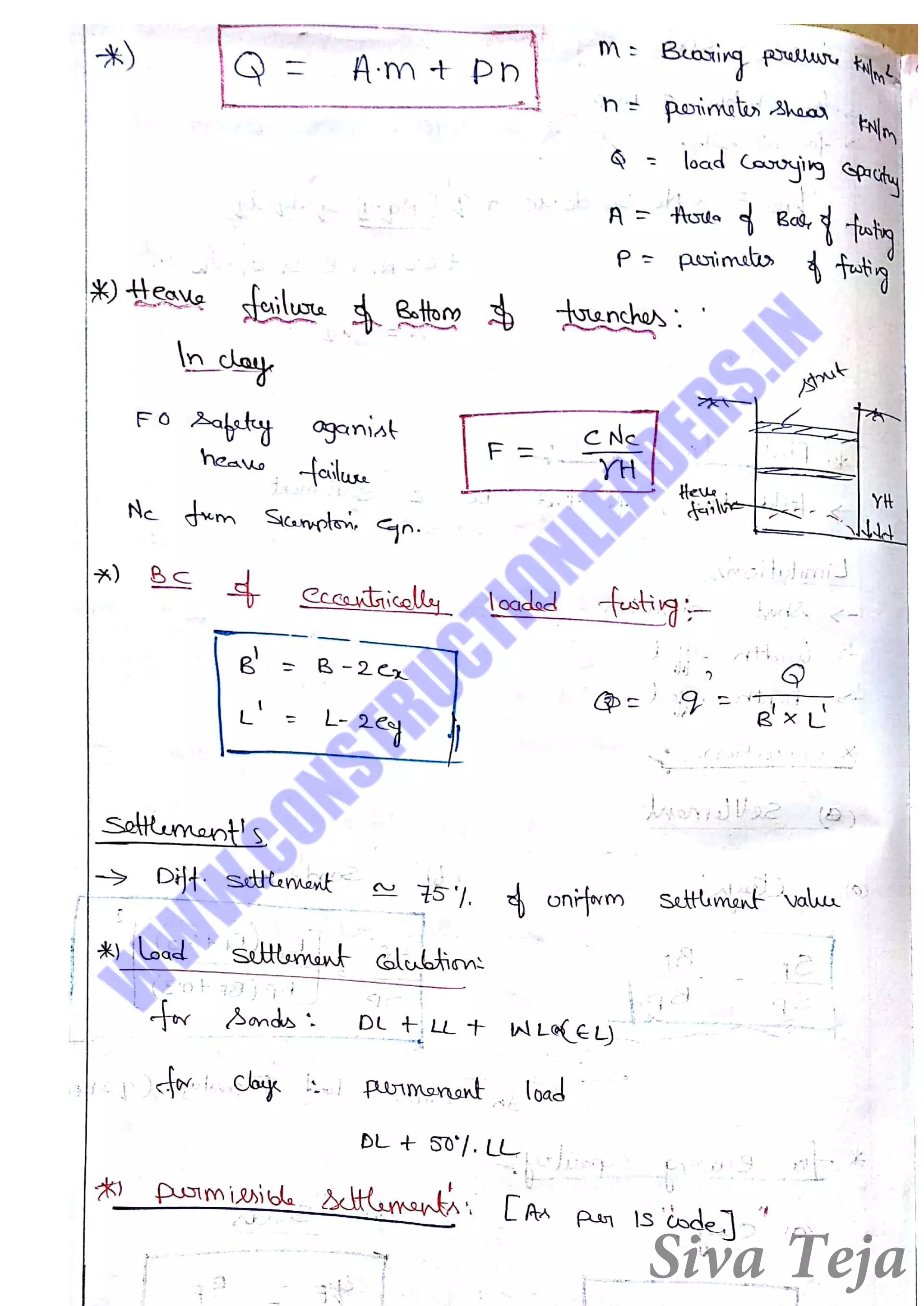 Geotechnical engineering gate short notes | PDF | Geology | Science