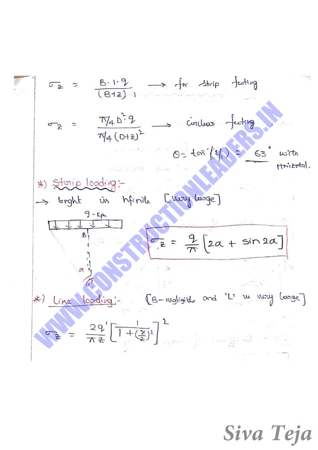 Geotechnical engineering gate short notes | PDF