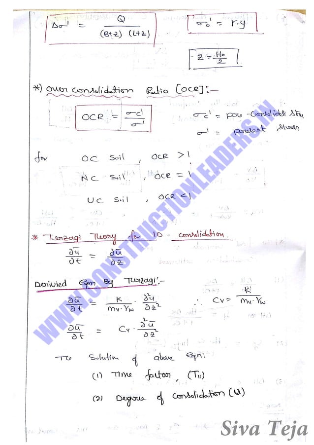 Geotechnical engineering gate short notes | PDF | Geology | Science