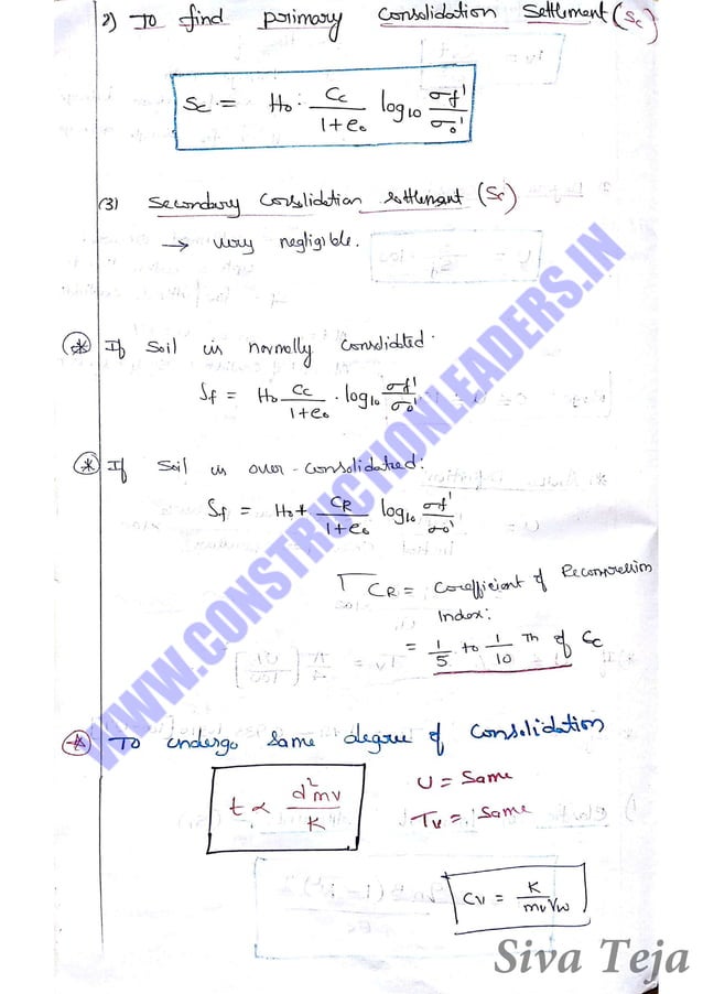Geotechnical engineering gate short notes | PDF | Geology | Science
