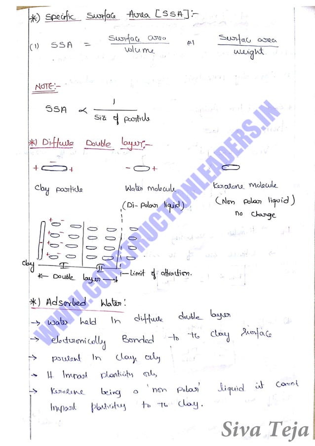 Geotechnical engineering gate short notes | PDF