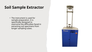 CEPT University | Geotechnical Engineering Laboratory | PPTX