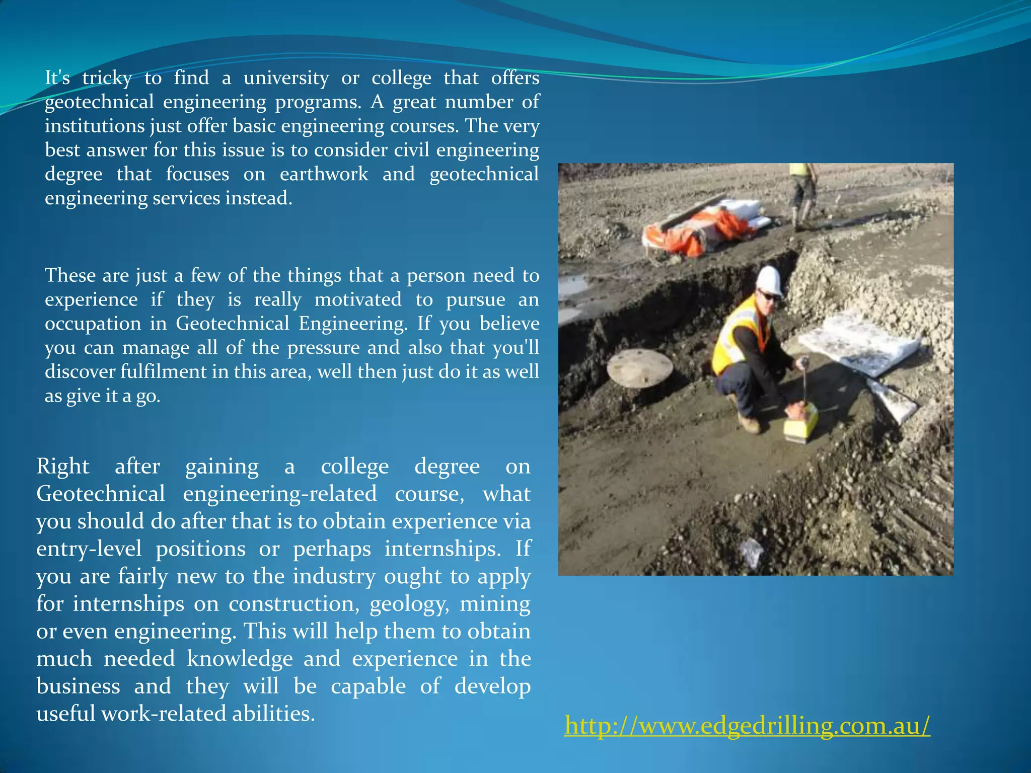 Geotechnical engineering ppt 0719 | PPTX