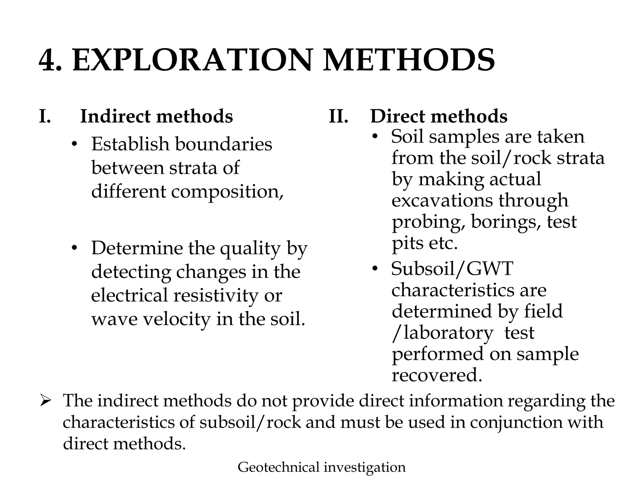 Geotechnical investigation | PPTX