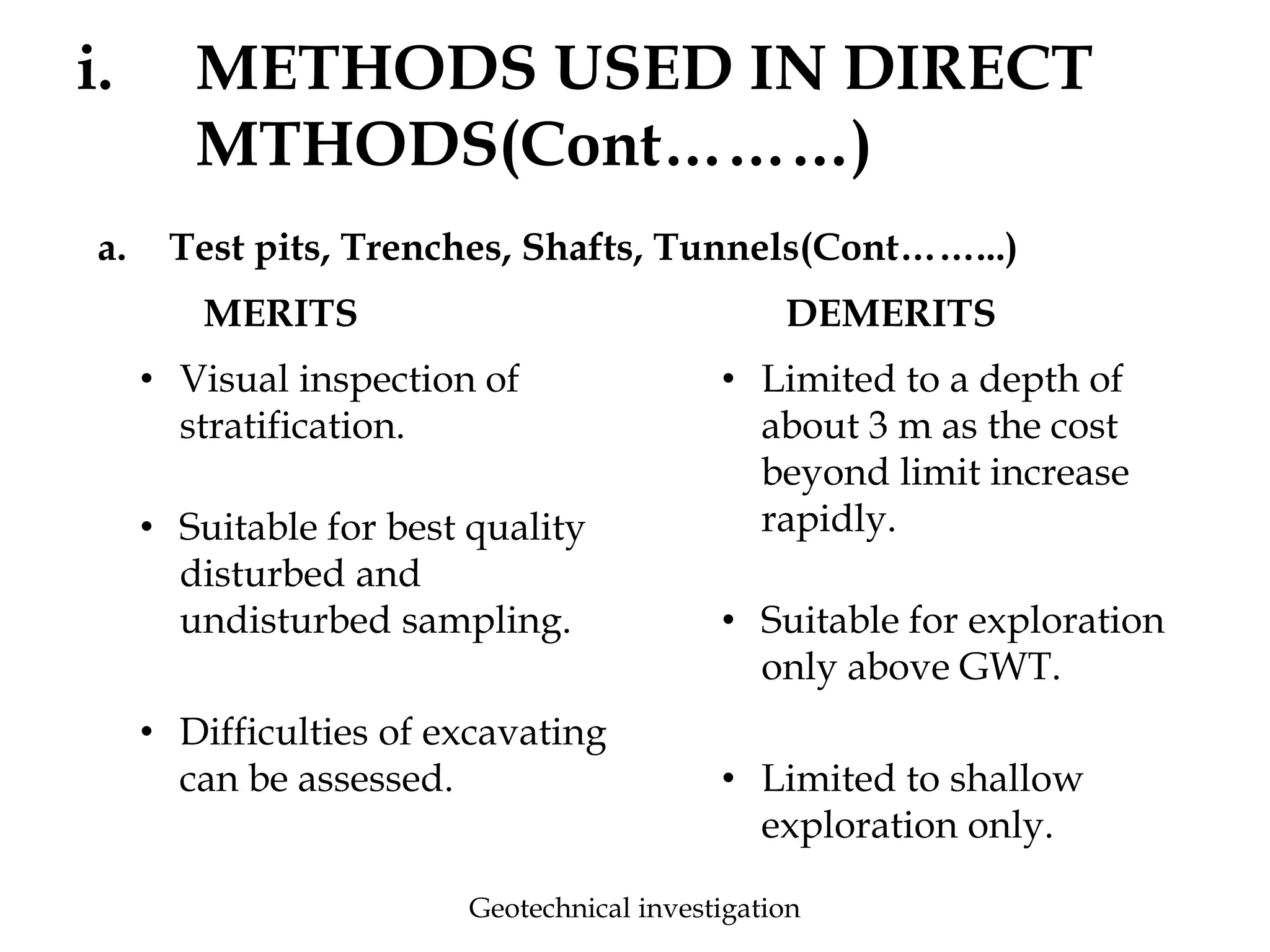 Geotechnical investigation | PPTX