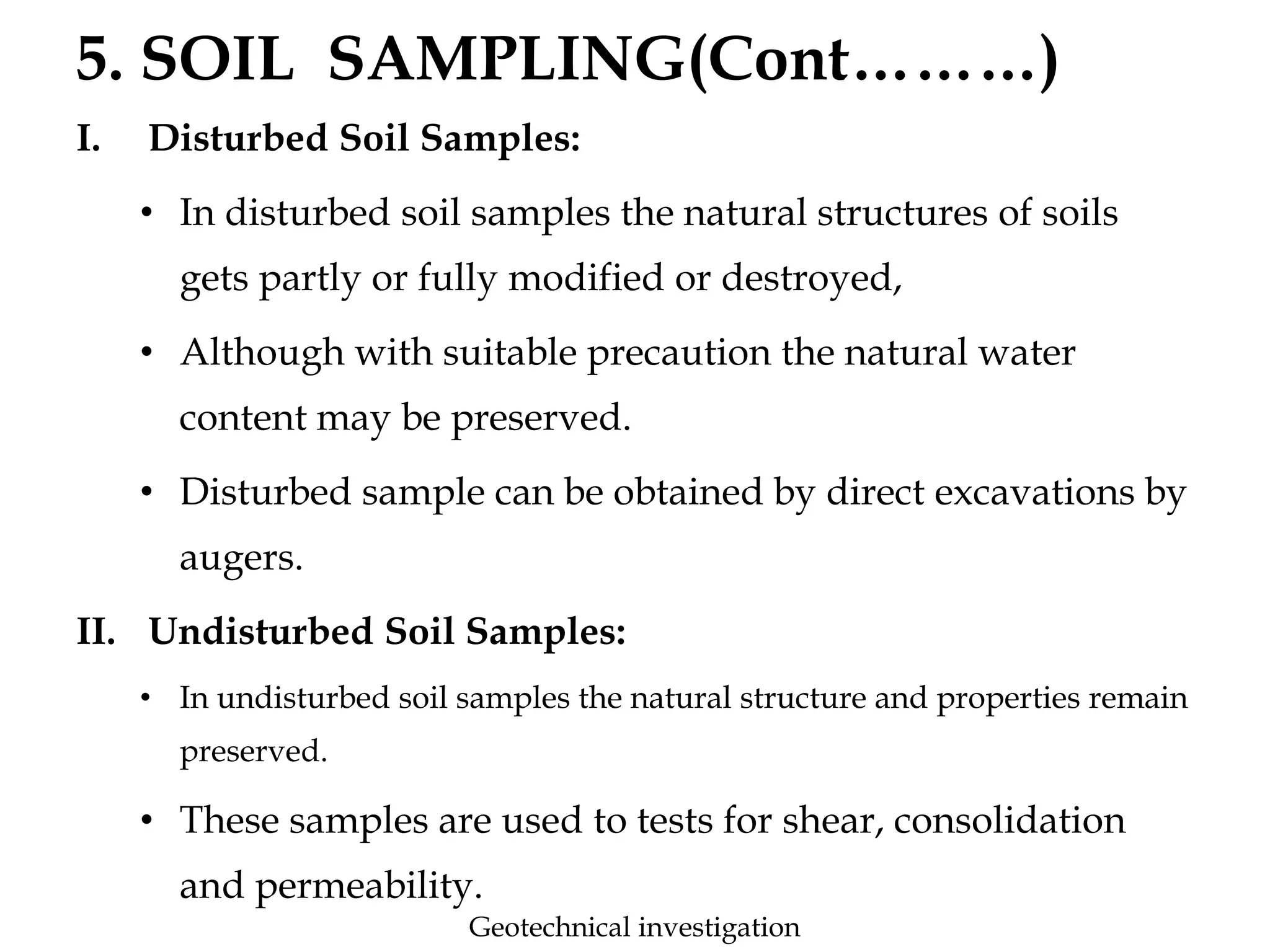 Geotechnical investigation | PPTX