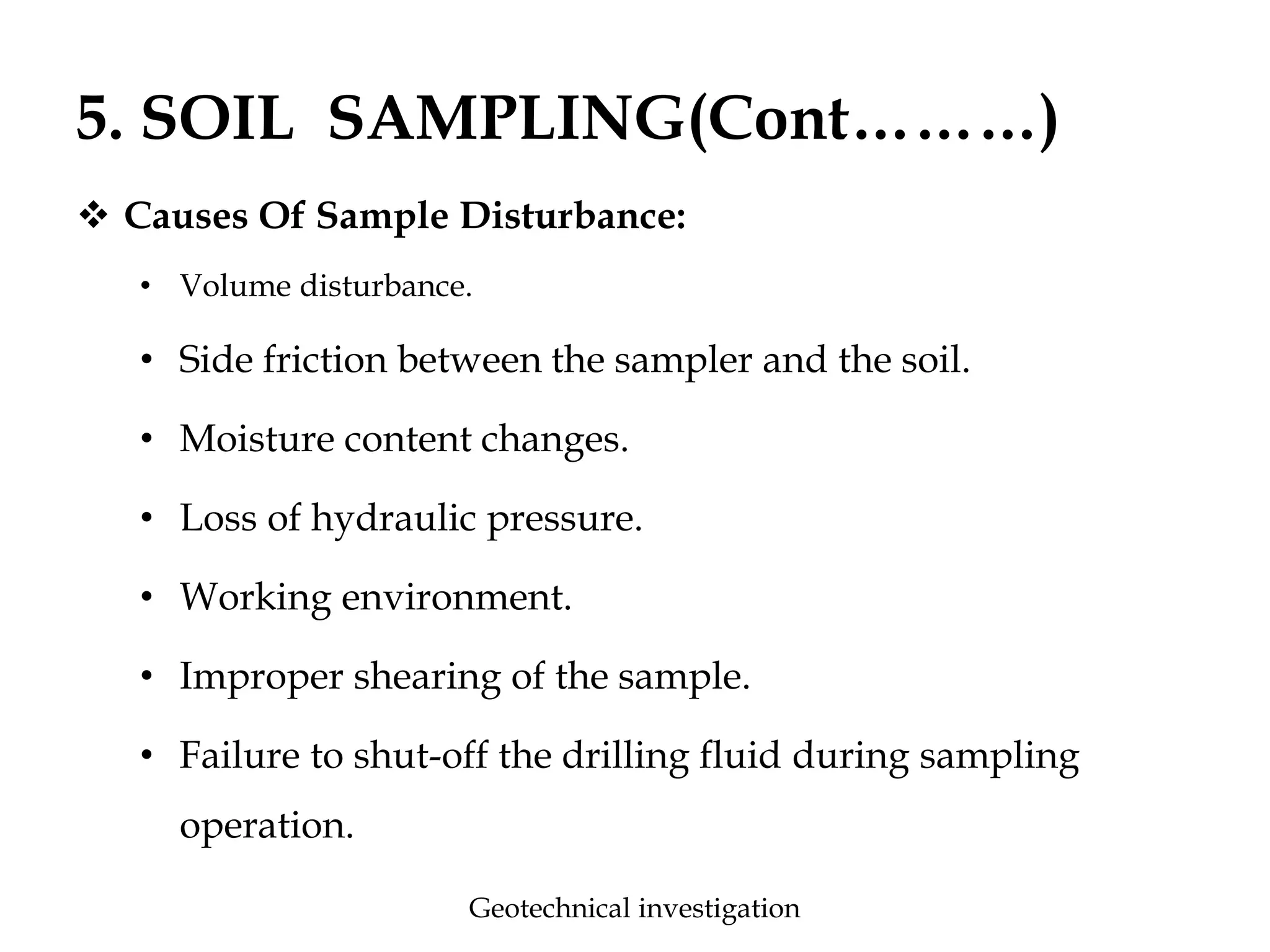 Geotechnical investigation | PPTX