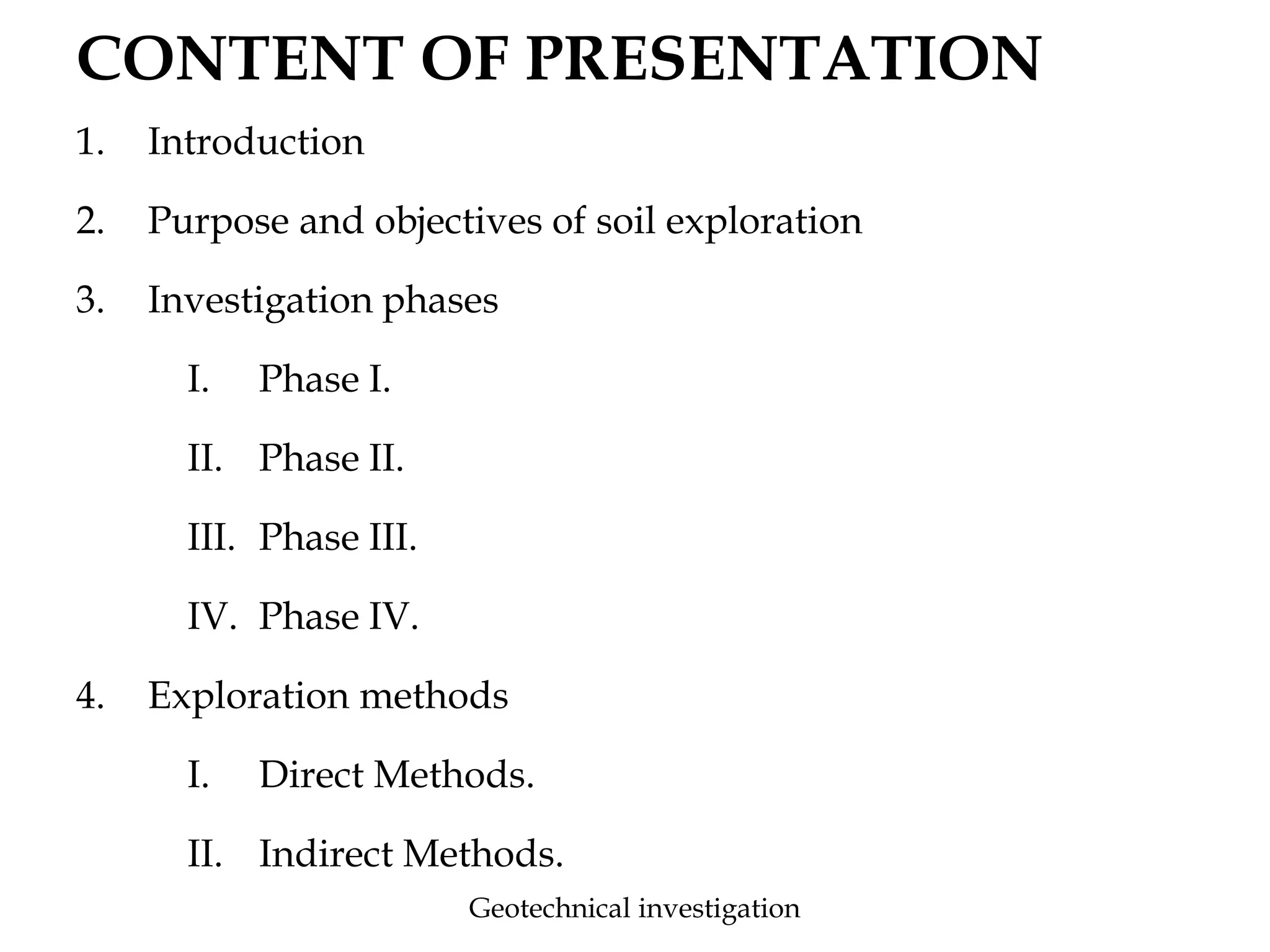 Geotechnical investigation | PPTX