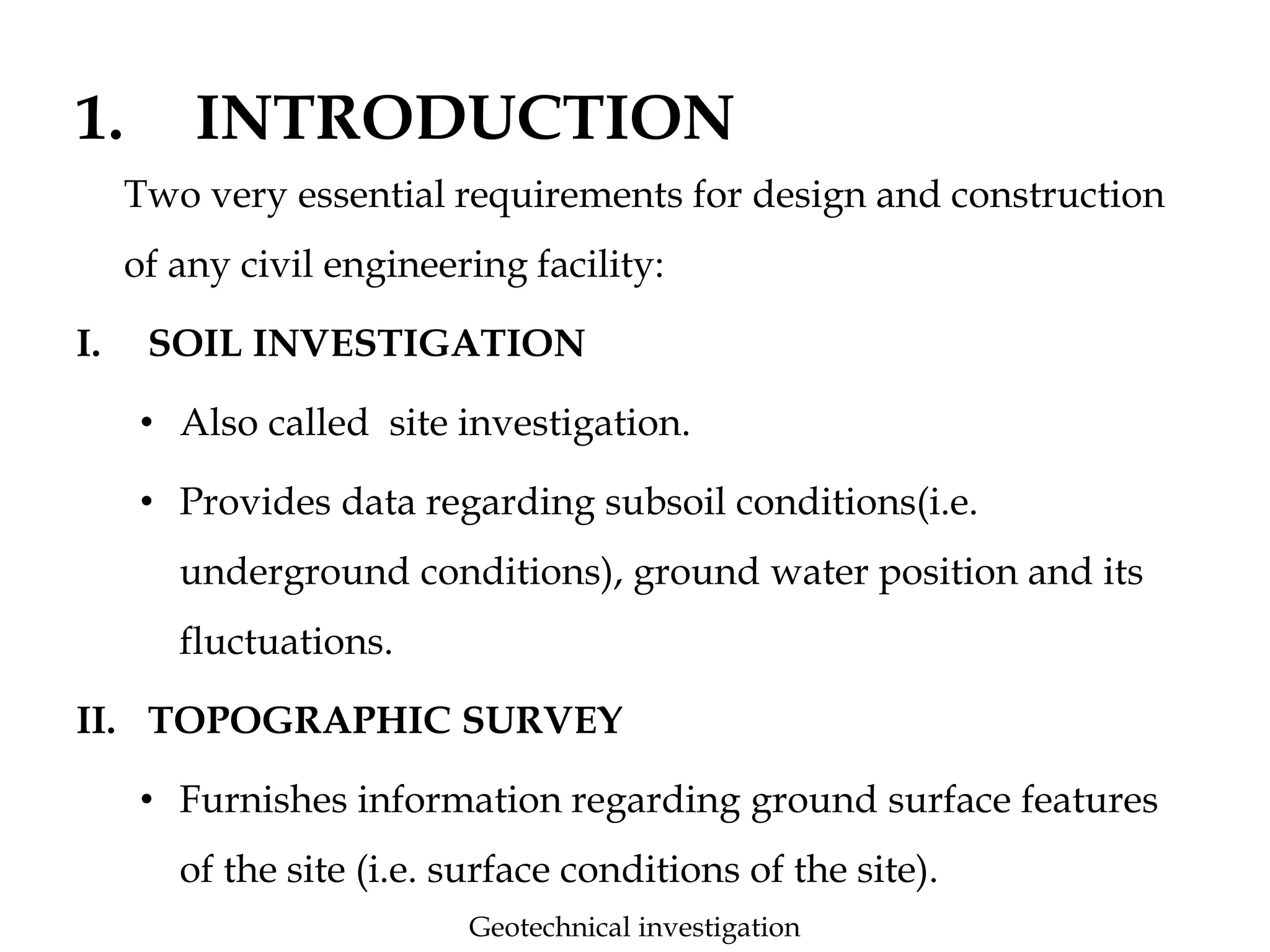 Geotechnical investigation | PPTX