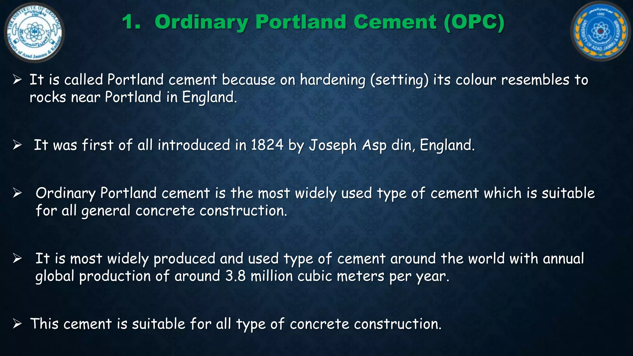 cement, bricks and their types. | PPTX