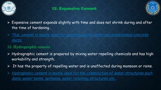 cement, bricks and their types. | PPTX