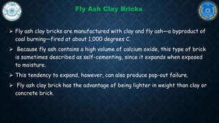 cement, bricks and their types. | PPTX