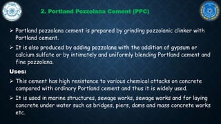 cement, bricks and their types. | PPTX