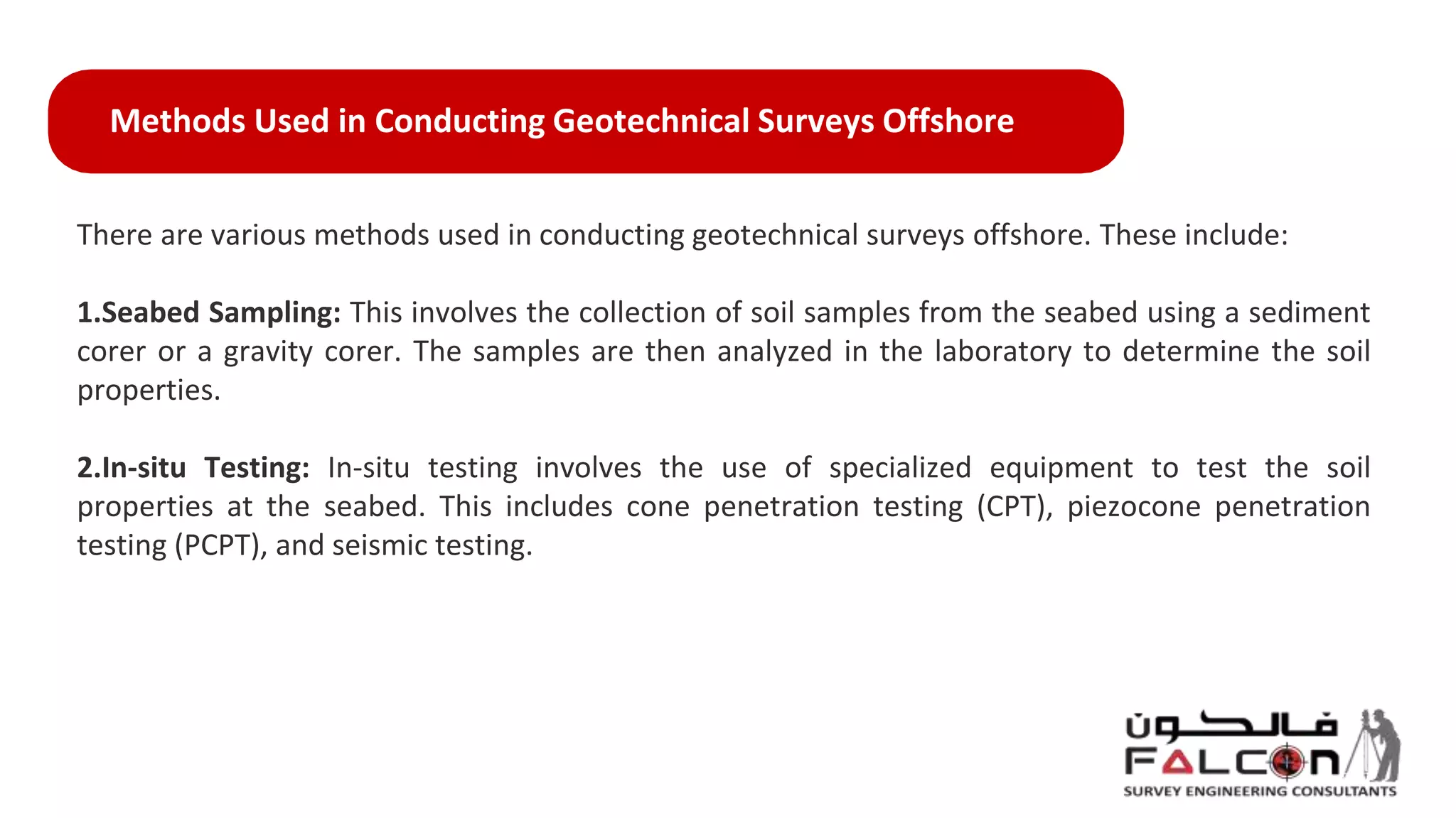 Geotechnical Survey Offshore Understanding the Importance of Soil ...