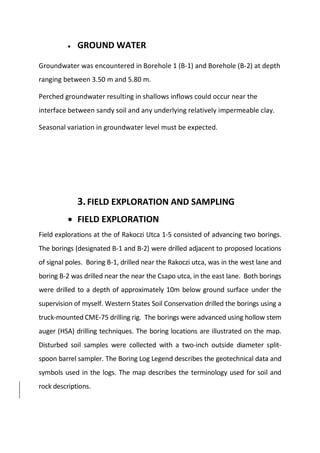Geotechnics report | PDF