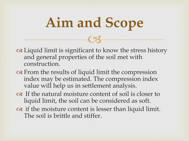 Determination of Liquid Limit of Soil : Civil Engineering | PPTX | Home ...