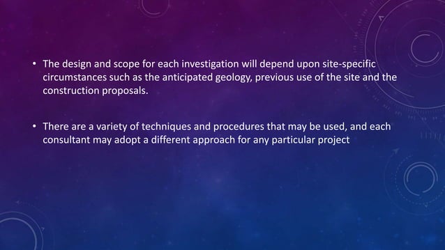 Geotech Site Investigation Ppt