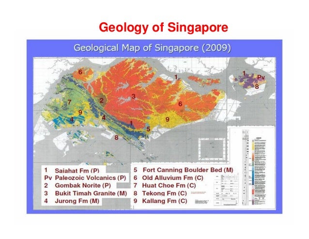 Geotectonic setting of Singapore and SE Asia