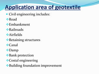 Geotextile | PPTX