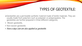 Geo textile | PPTX