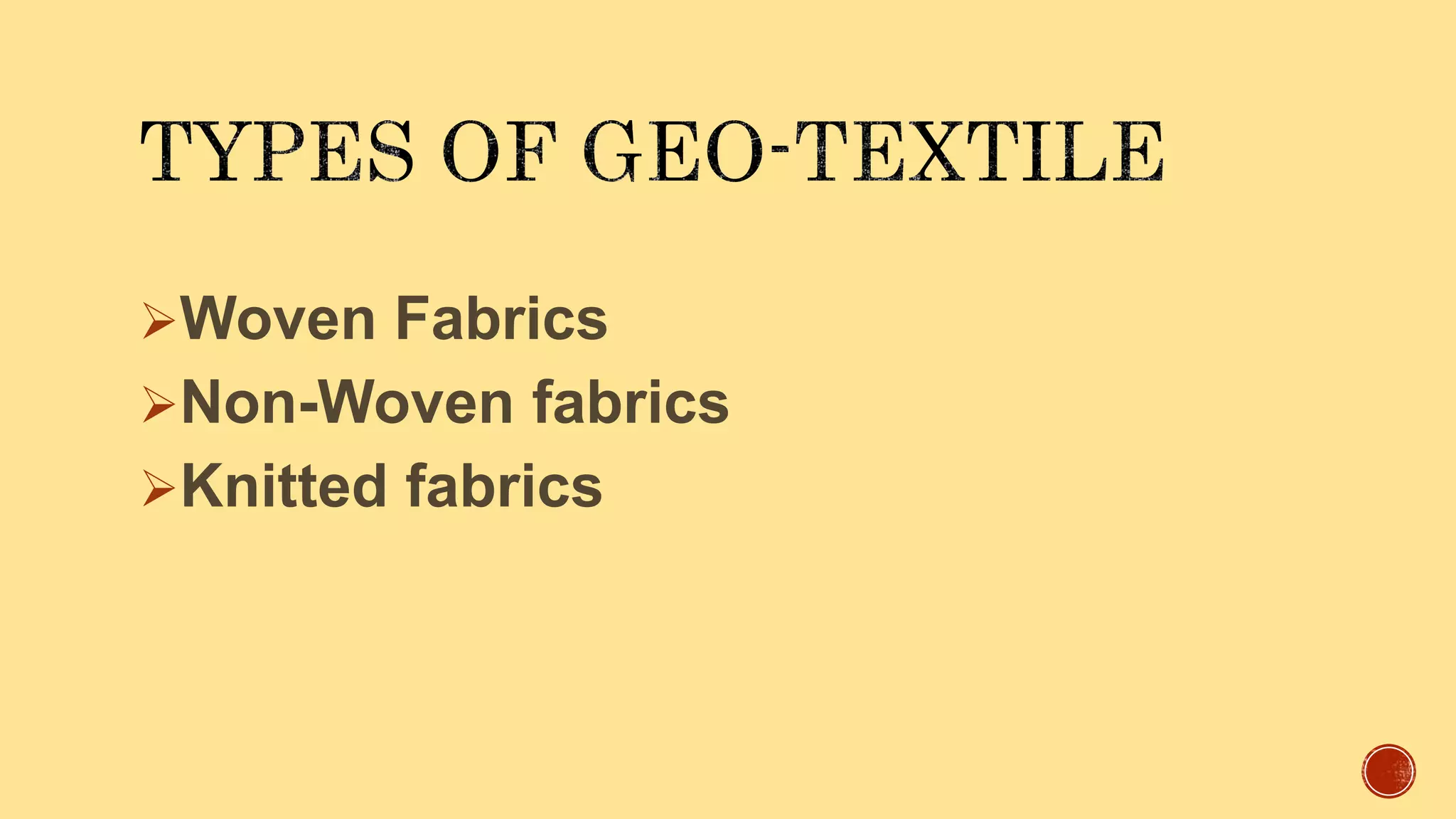 Geotextile application to civil engineering | PPTX