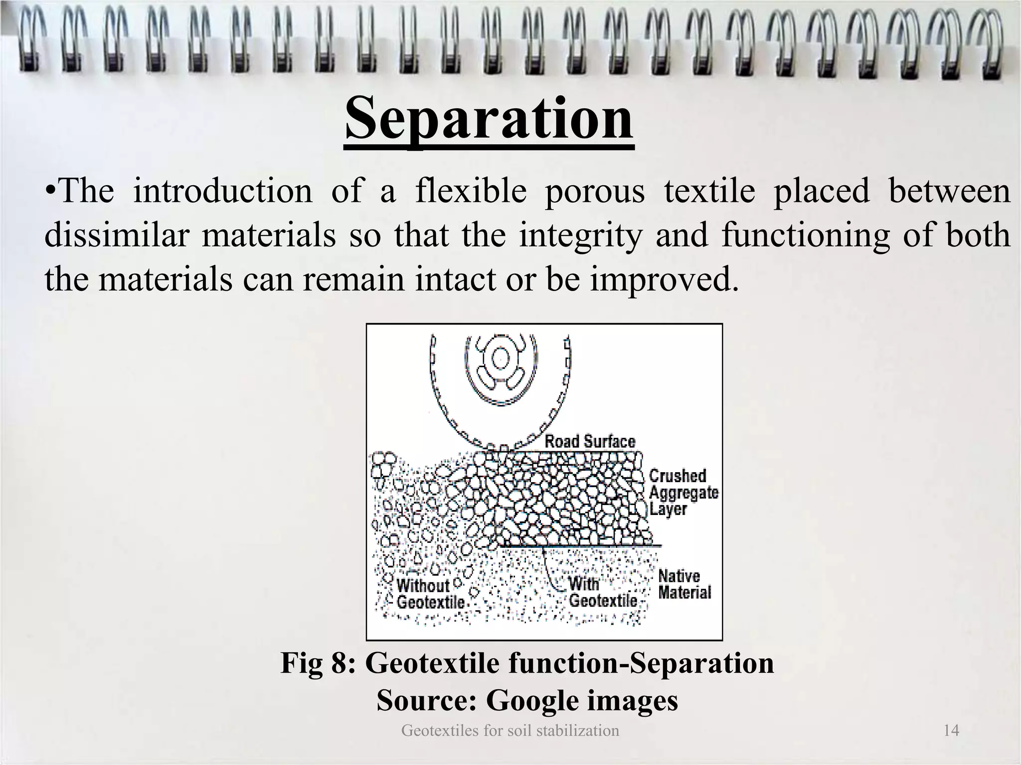 Geotextile fo soil stabilization | PPTX