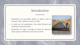 Geotextile In Civil Engineering.pptx | Civil Engineering Industry ...