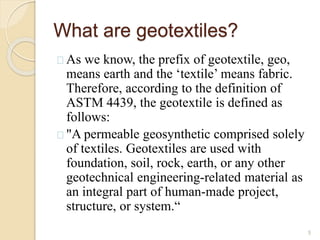 Geo textile. | PPT