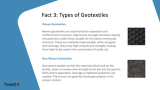 5 facts you need to know about Geotextiles | PPTX