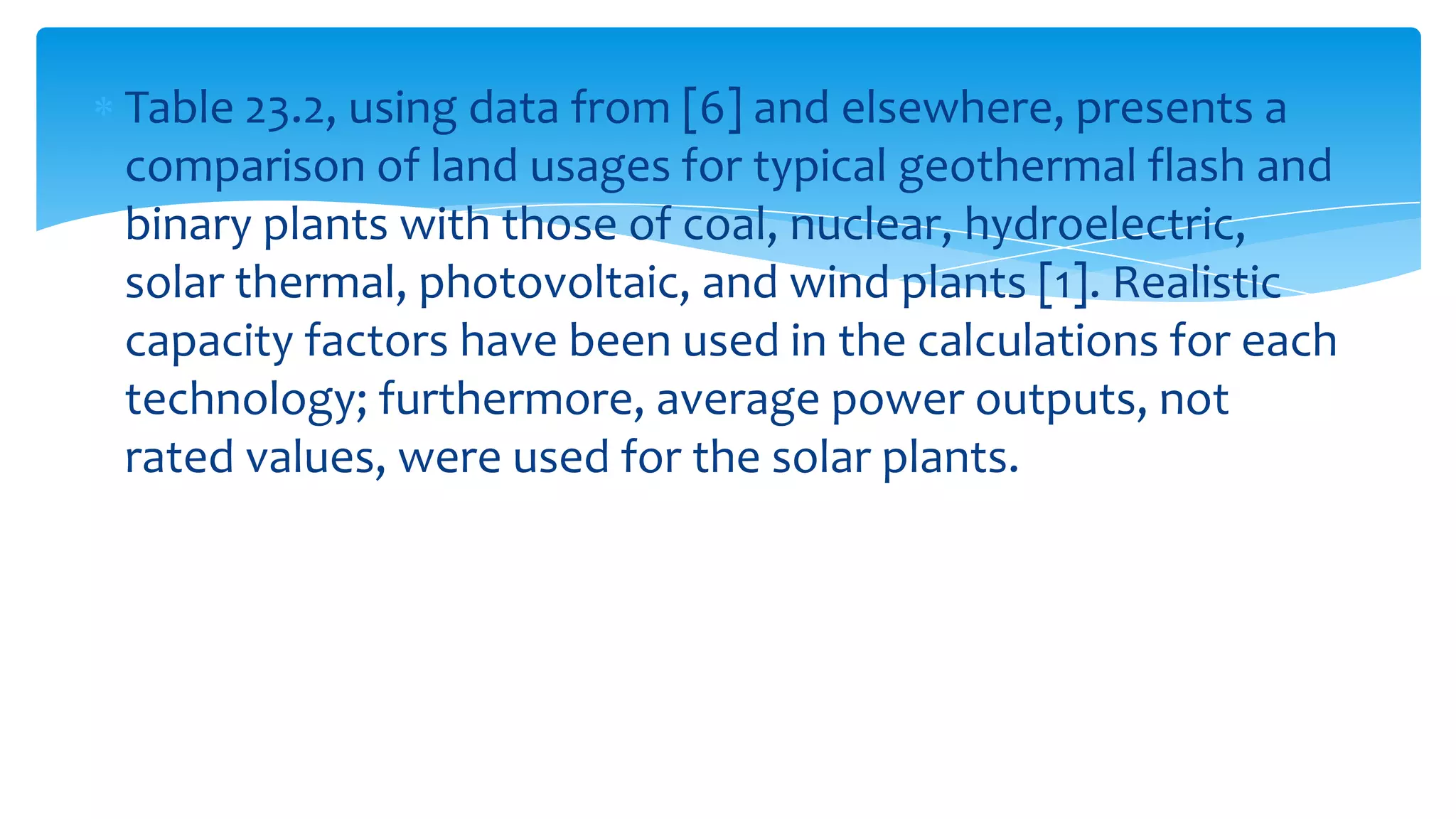 environmental impact of geothermal plants | PPTX