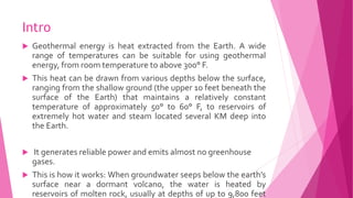 Geothermal Energy | PPTX