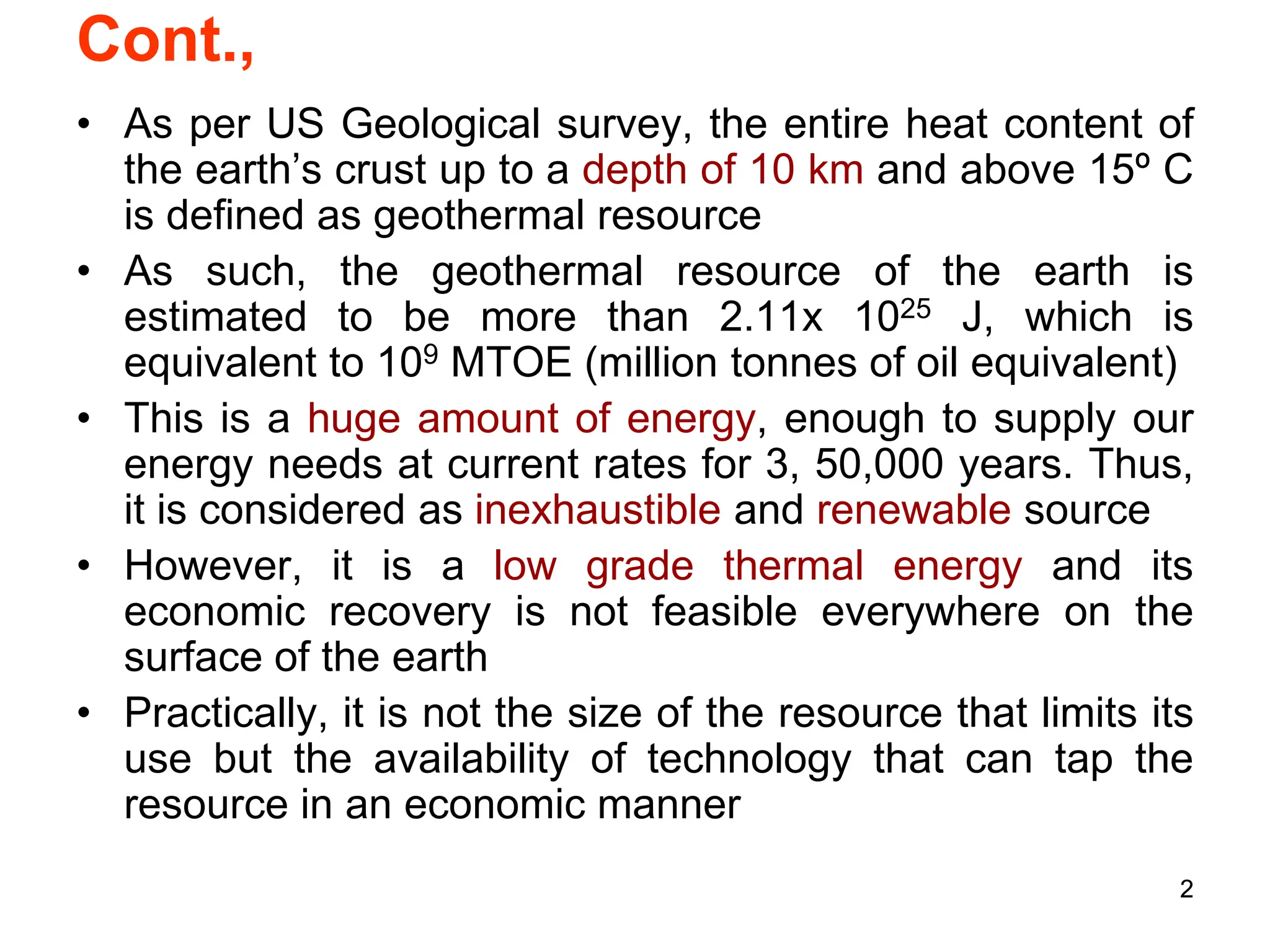 Geo Thermal Energy Principle and Working | PPT
