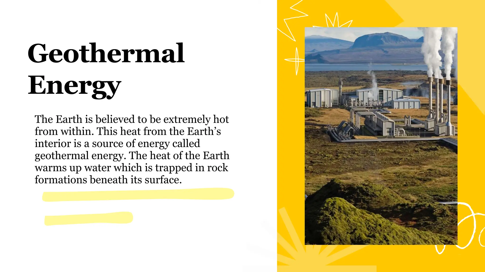 GEOTHERMAL-ENERGY-Harnessing the heat from the earth. | PPTX