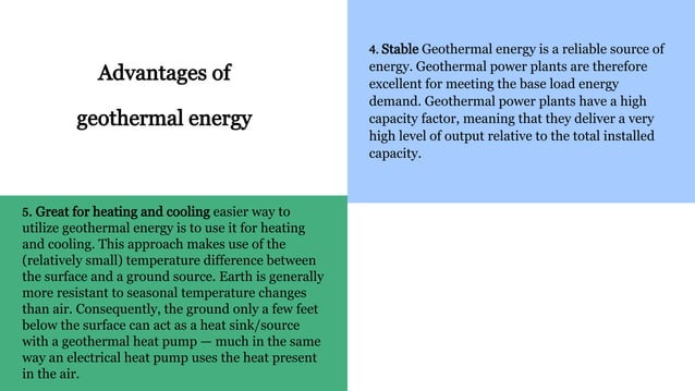 GEOTHERMAL-ENERGY-Harnessing the heat from the earth. | PPTX